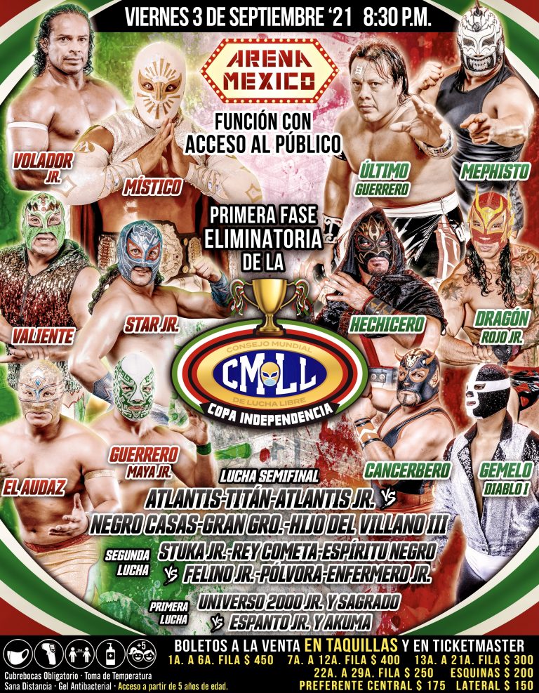 Cartelera - CMLL ::: La Mejor Lucha Libre del Mundo