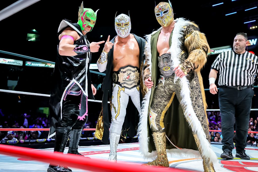 ¡ESPECTACULAR PRESENTACIÓN DEL SKY TEAM! - CMLL ::: La Mejor Lucha Libre del Mundo
