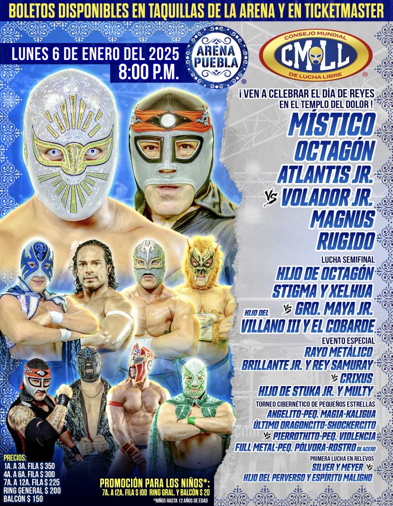 Cartelera - CMLL ::: La Mejor Lucha Libre del Mundo