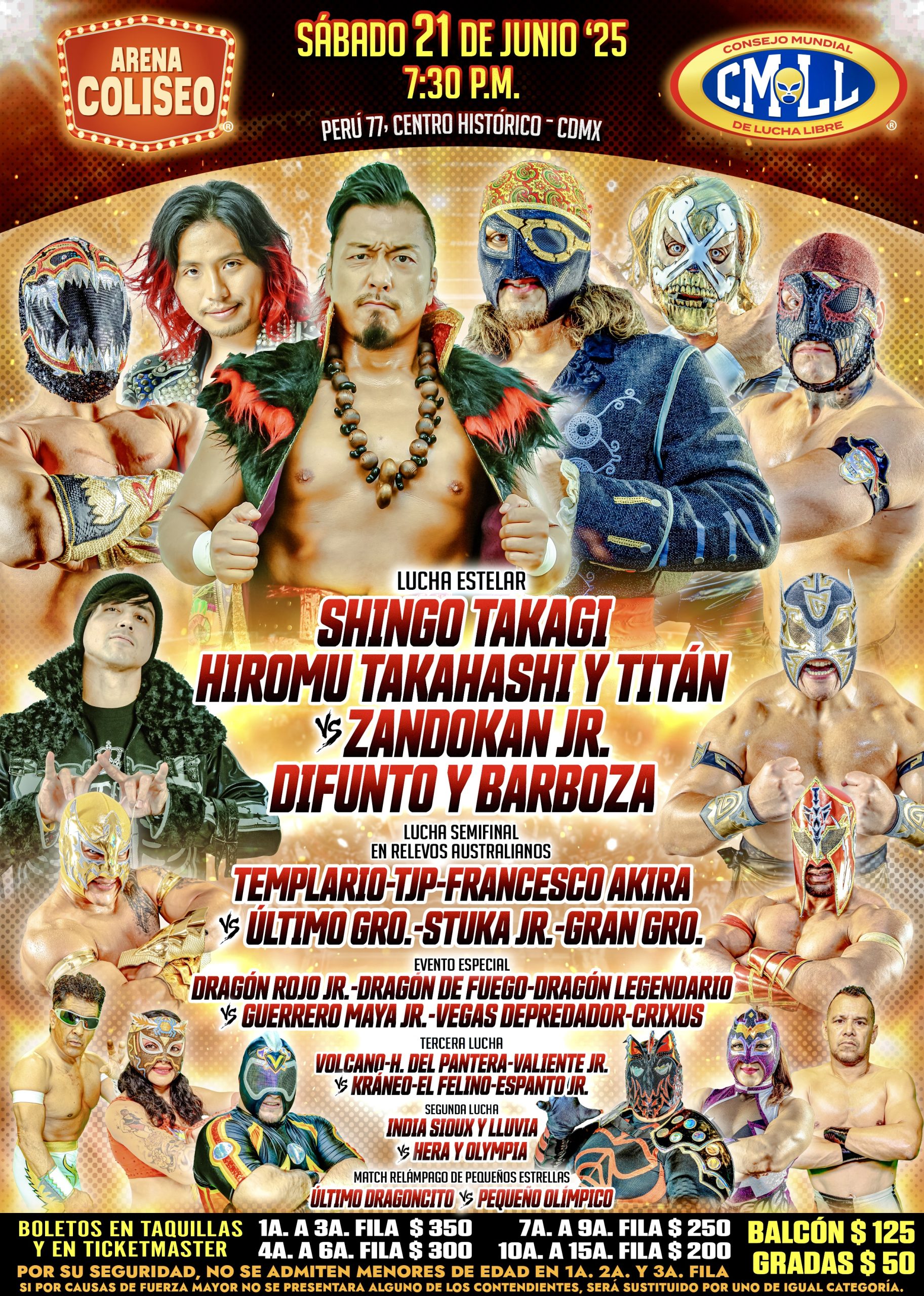 Arena Coliseo : 2025