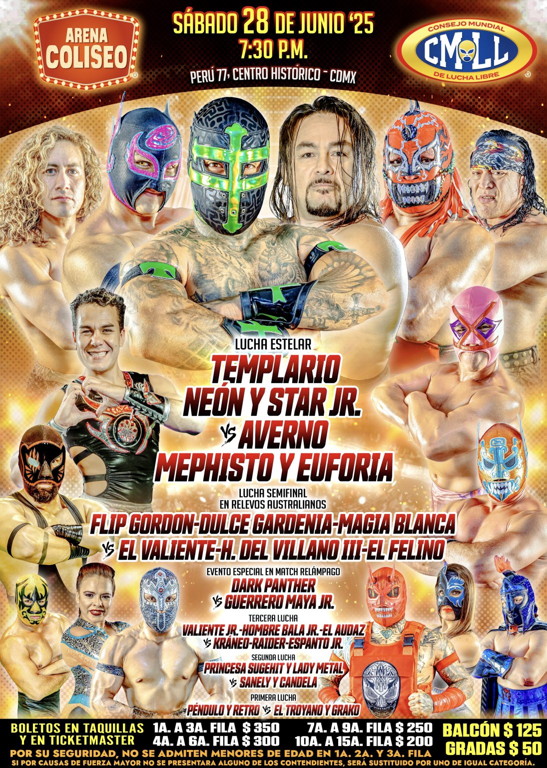 Arena Coliseo : 2025