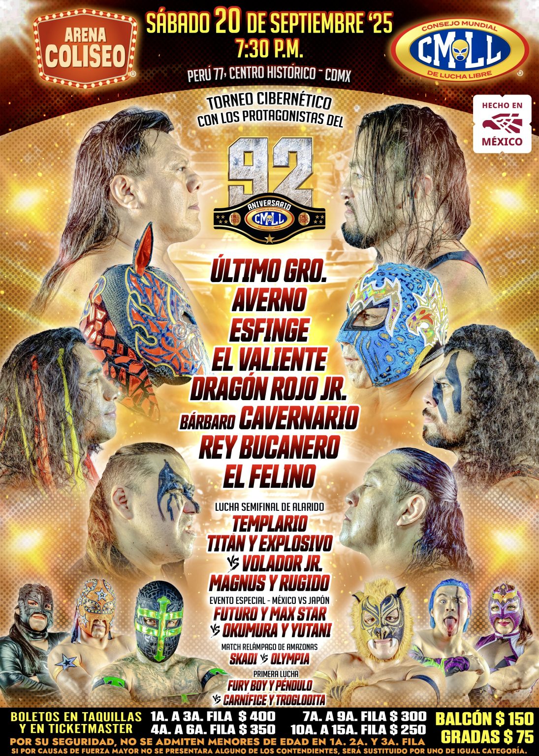 Arena Coliseo : 2025