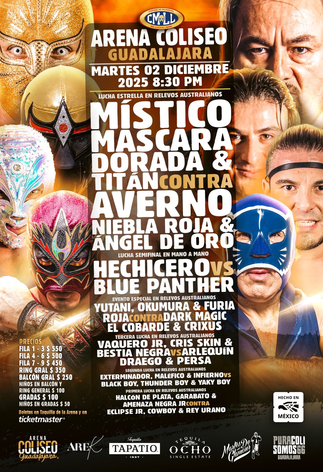 Arena Coliseo Guadalajara : 2025